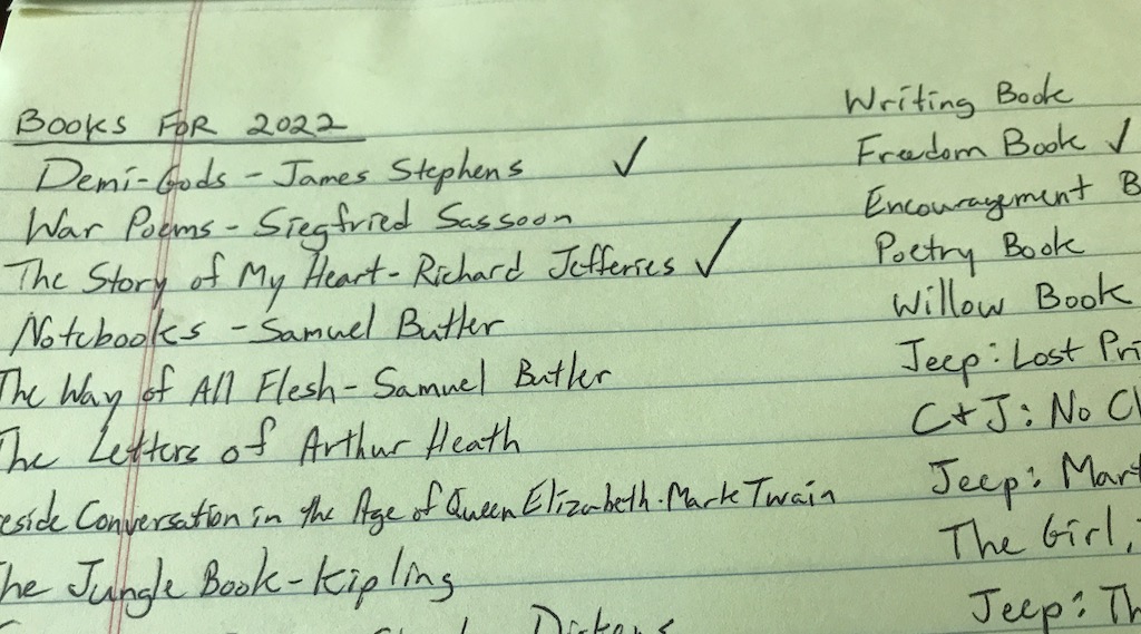 Of lists and listlessness – Warren Bluhm